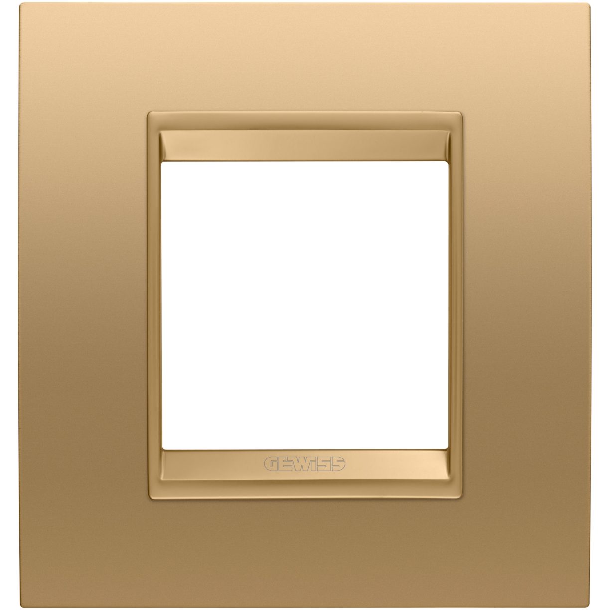 LUX INTERNATIONAL PLATE - IN METAL - 2 MODULES - GOLD - INNER FRAME ...