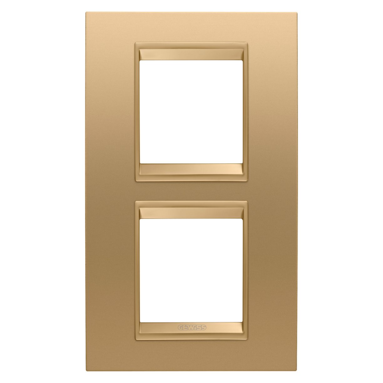 LUX INTERNATIONAL PLATE - IN METAL - 2+2 MODULES VERTICAL - GOLD ...