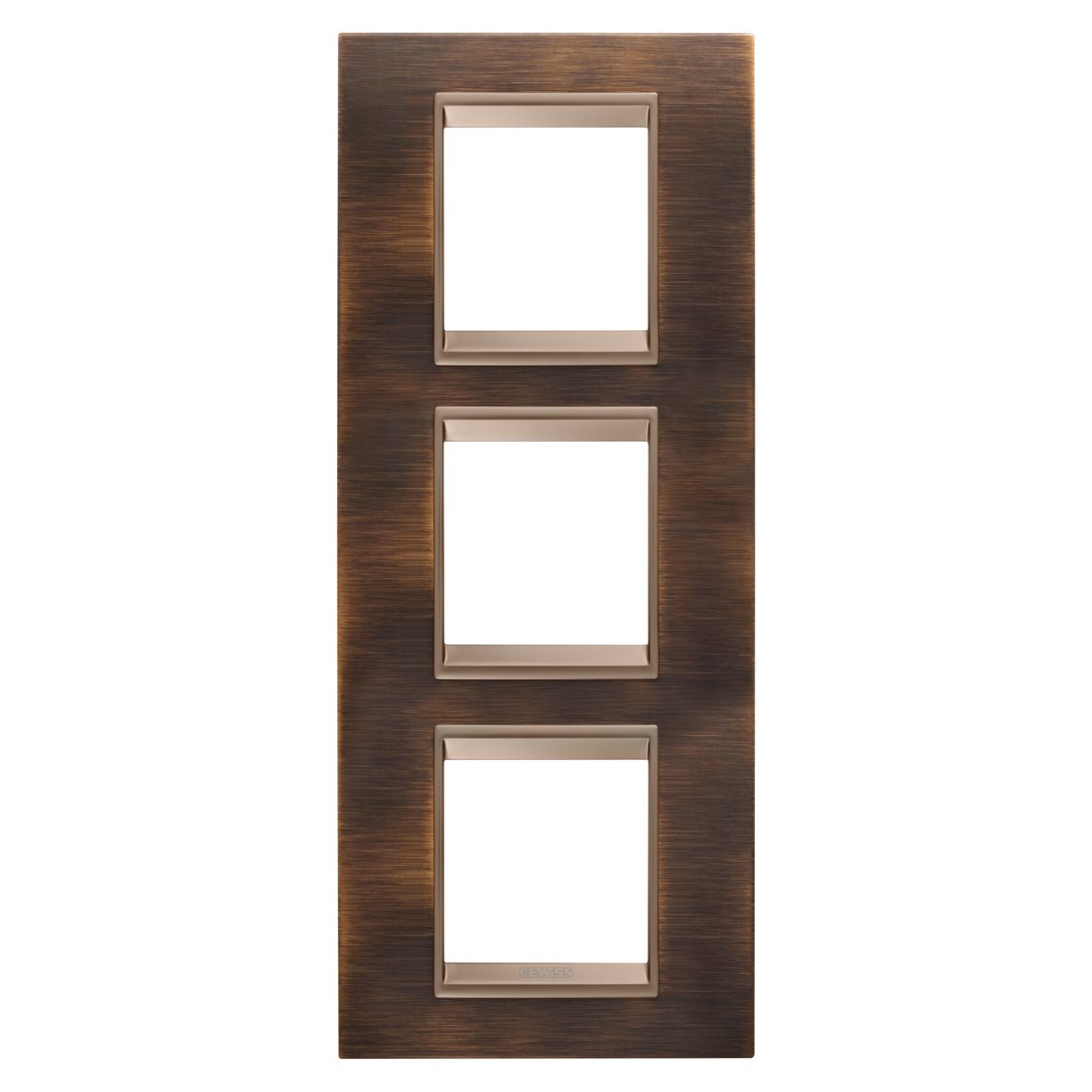 LUX INTERNATIONAL PLATE - IN METAL - 2+2+2 MODULES VERTICAL - ANTIQUE ...