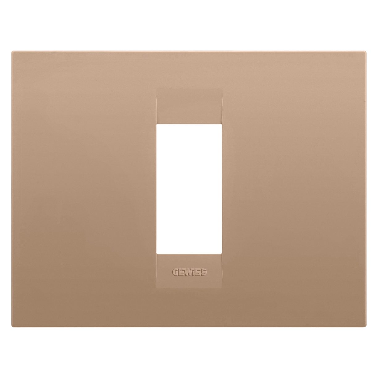 GEO PLATE - IN PAINTED TECHNOPOLYMER - 1 MODULE - SOFT COPPER ...