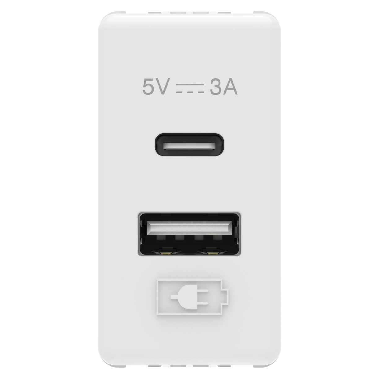 USB CHARGER A C TYPE 3A WHITE SYSTEM Gewiss usb-charger-a-c-type-3a-white-system-gewiss