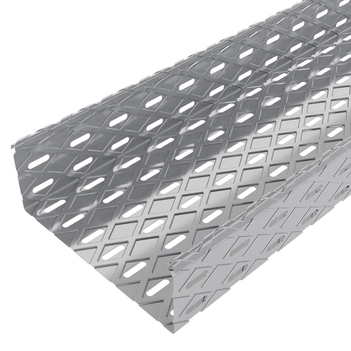 BRX80 CABLE TRAY MADE FROM GALVANISED STEEL WITH ROLLED EDGES - WIDTH ...