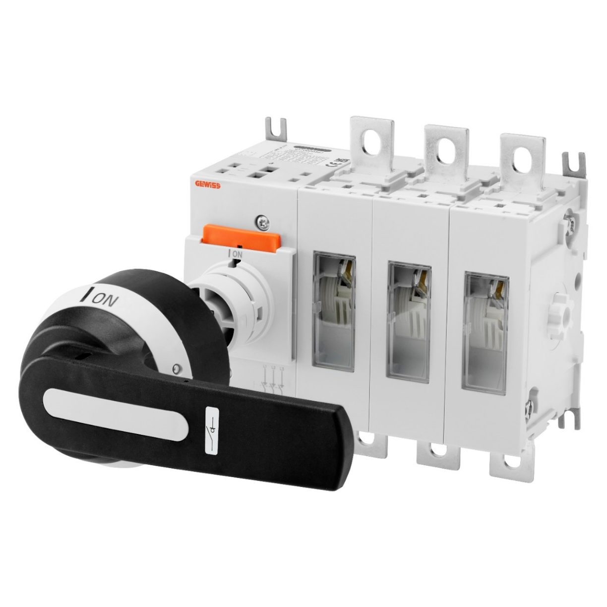 ROTARY ISOLATOR SWITCH - FOR DISTRIBUTION BOARD - BLACK PADLOCKABLE ...
