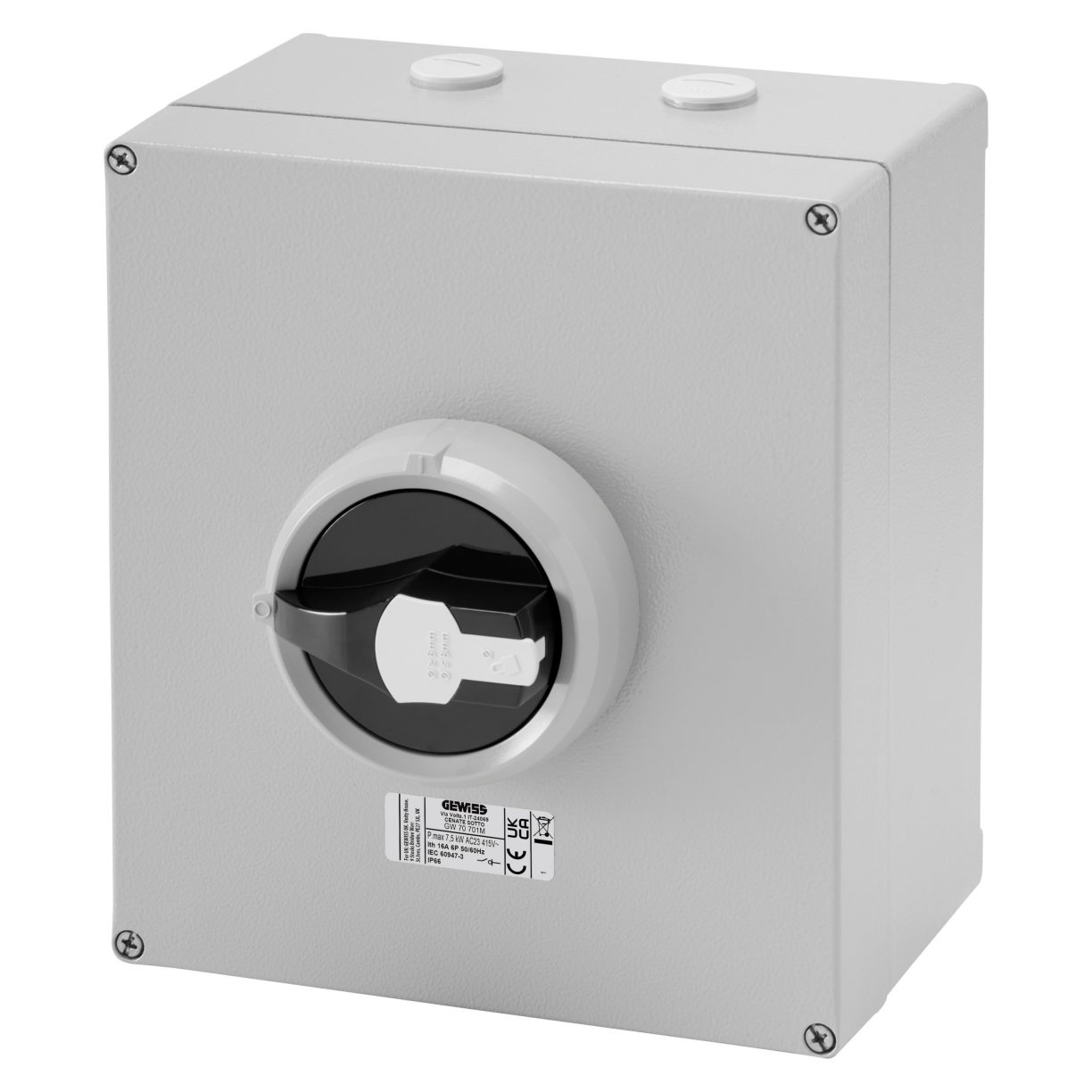 ROTARY ISOLATOR SWITCH - HP - SURFACE-MOUNTING - COMMAND - METAL BOX ...