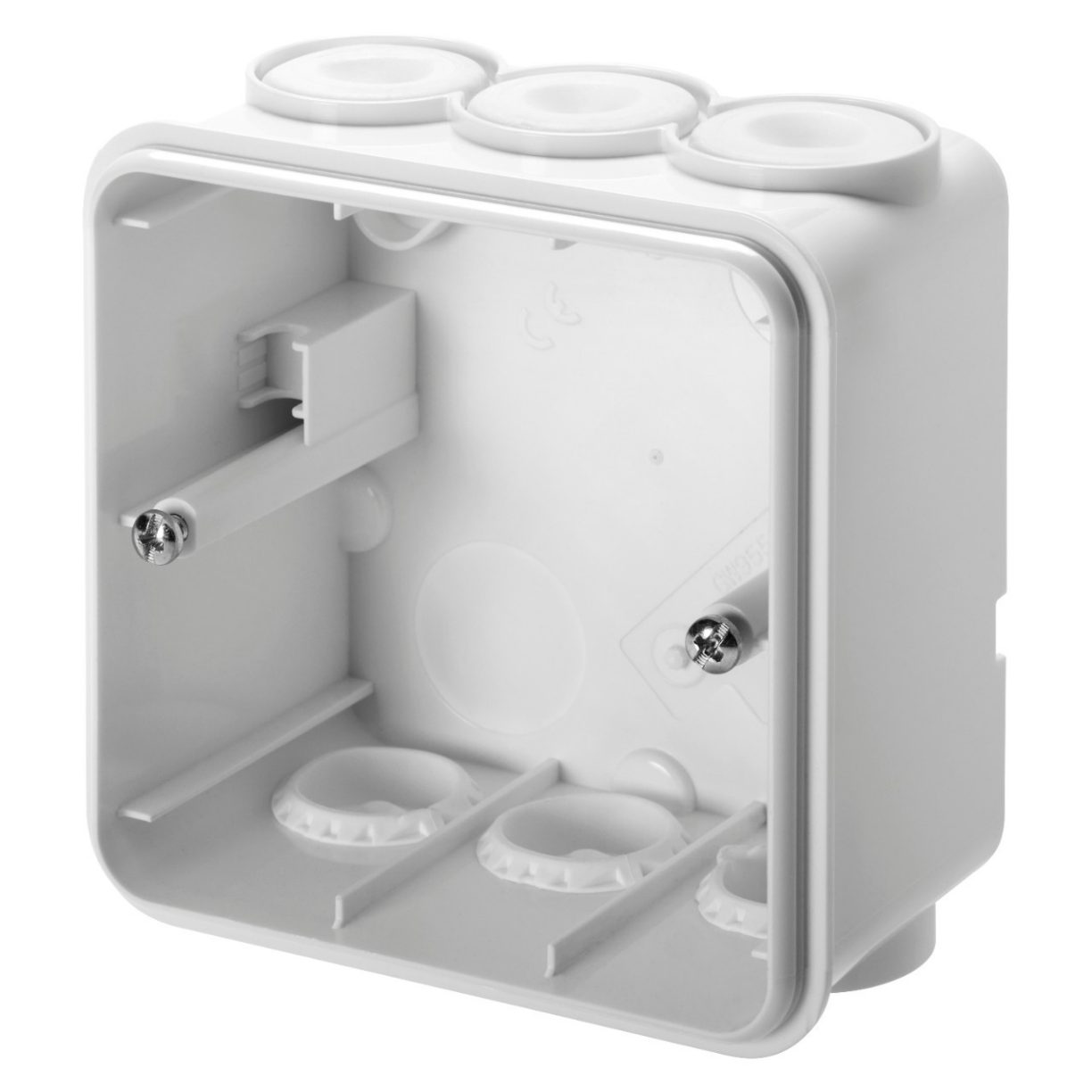 SURFACE MOUNTING BOX - FOR RCD SAFETY - WHITE COLOUR | Gewiss