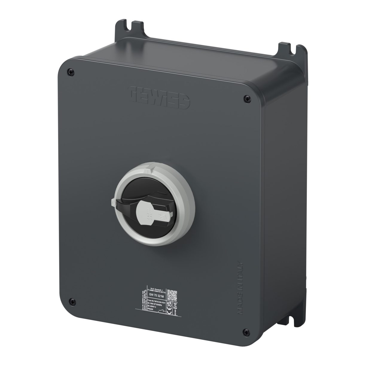 ROTARY ISOLATOR SWITCH - HP - SURFACE-MOUNTING - CONTROL - ALUMINIUM ...